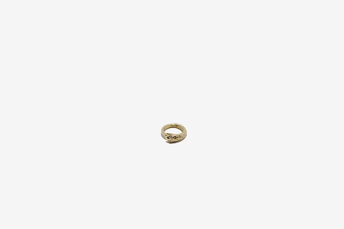 14k Gold & Diamond Snake Connector – Gem